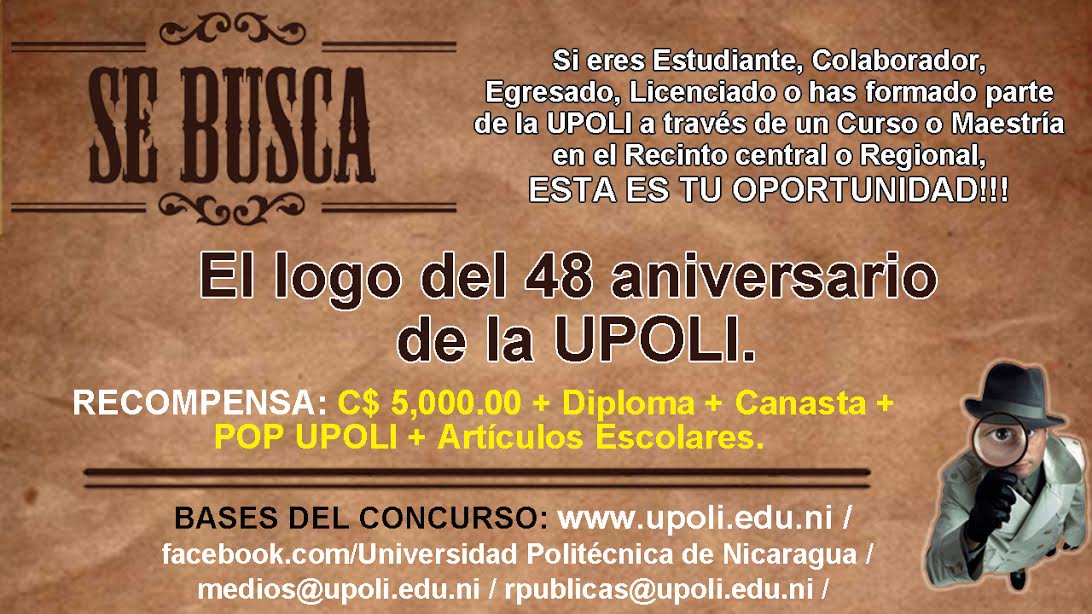 Blog de la UPOLI: Se busca logotipo de 48 Aniversario