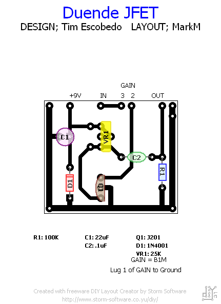 StompBoXed - The Guitar Pedal Builders Repository: Duende Pedal ...