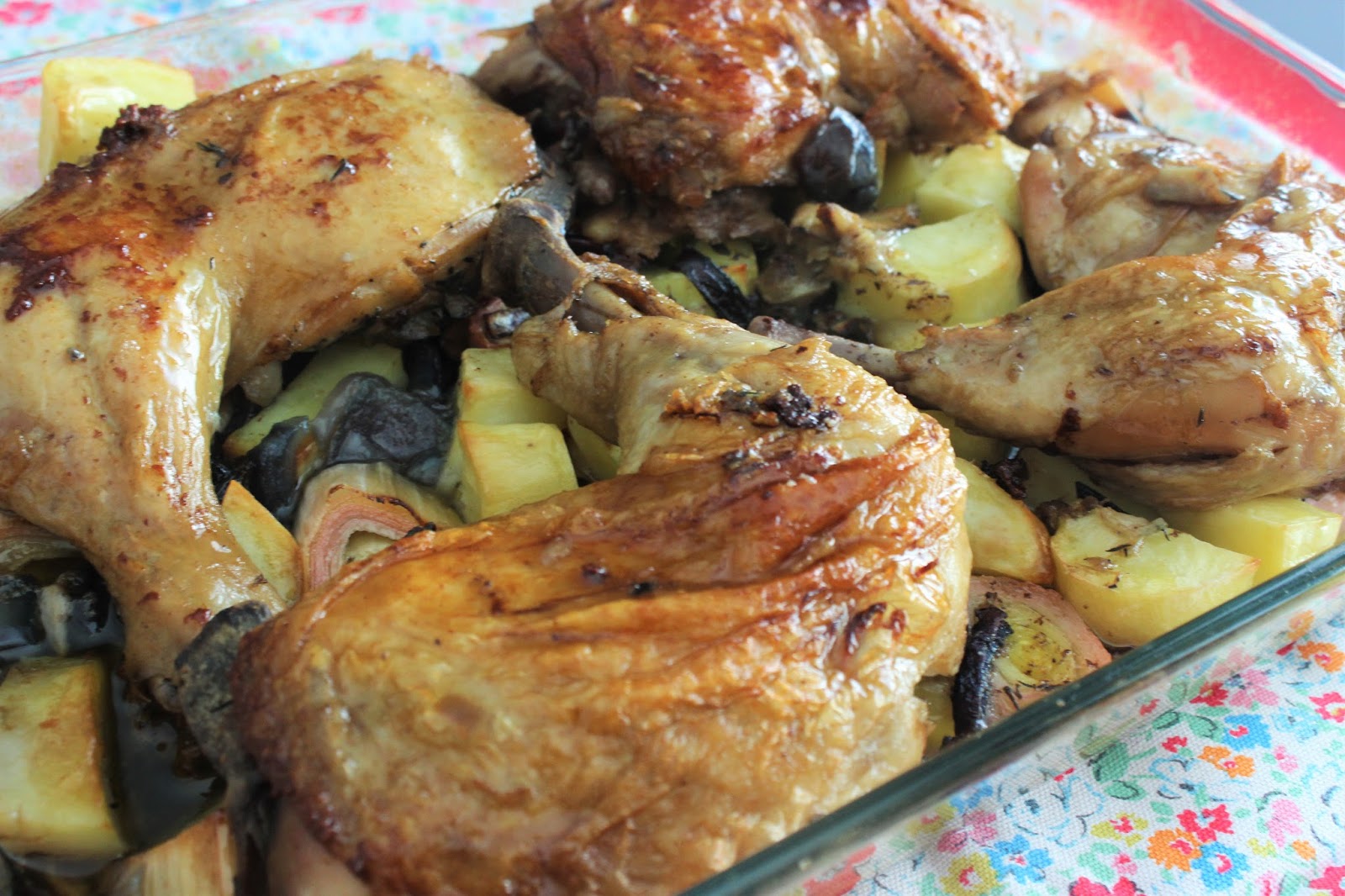 Pollo confitado, con Verduras | Las Recetas de Marichu.... y las mias
