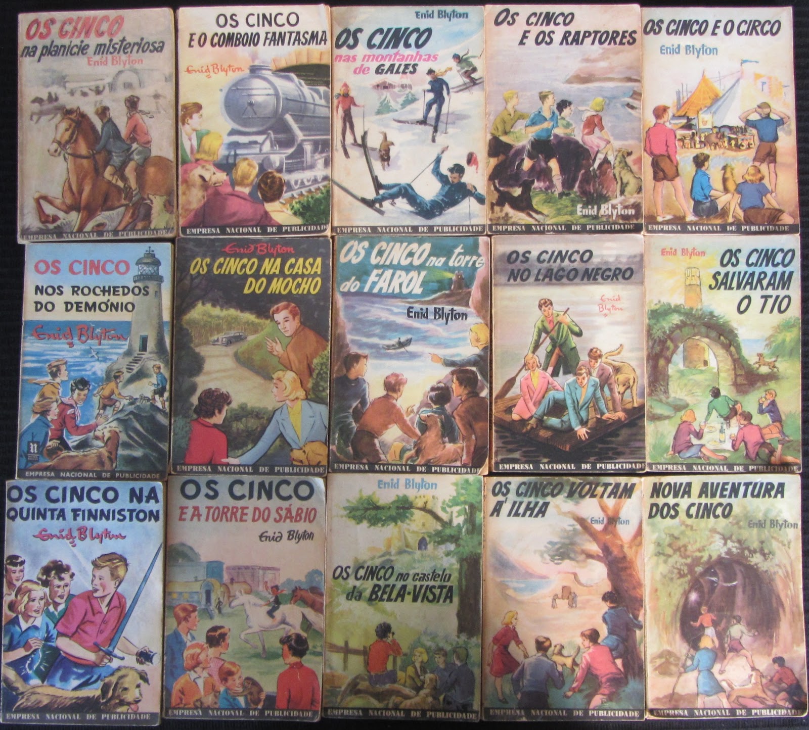 iBDesenhada: Os Cinco... - Enid Blyton - Colecção Juvenil - Editorial ...