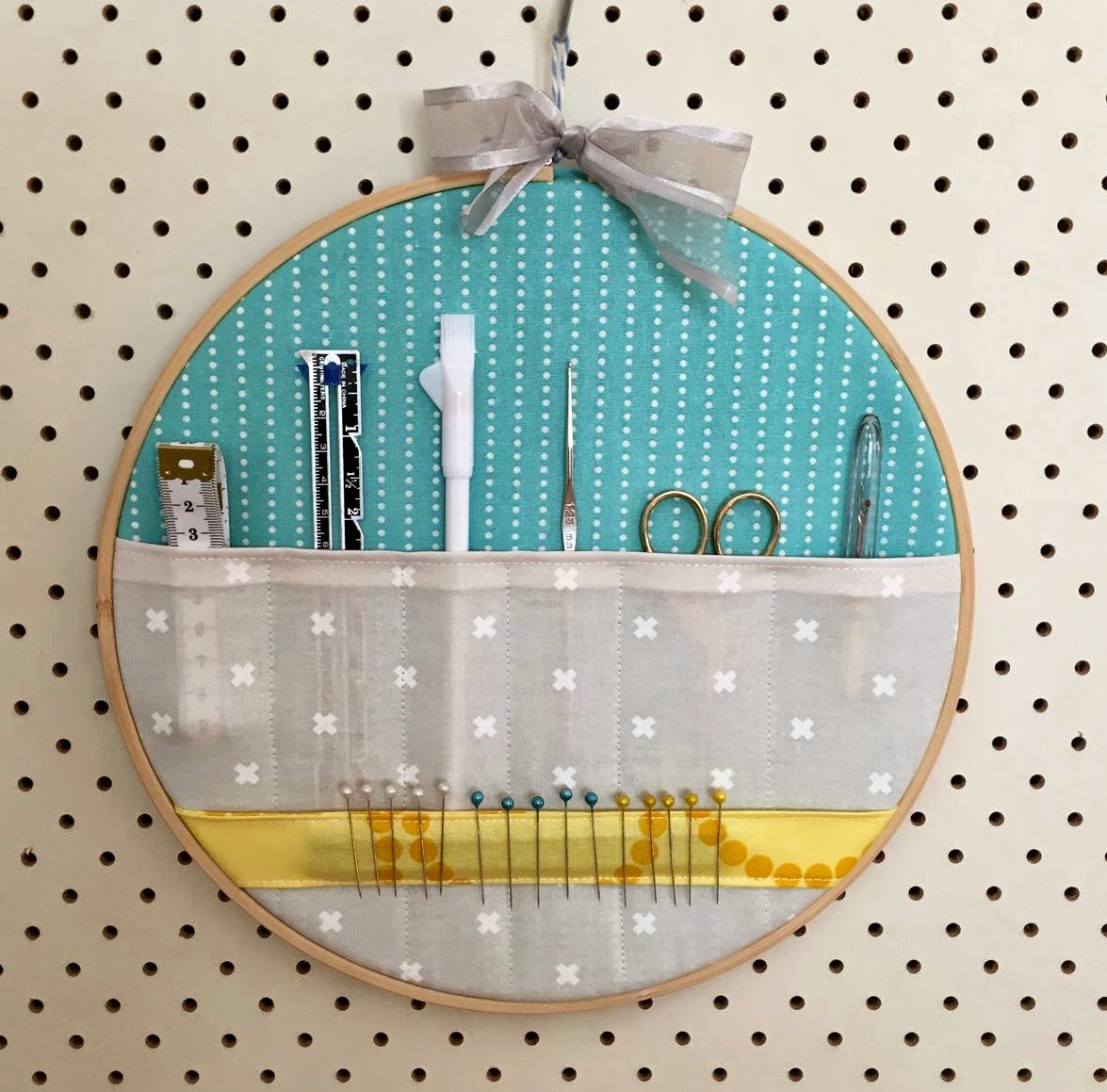 Embroidery Hoop Storage Pockets - Tutorial | Sew Delicious | Bloglovin’