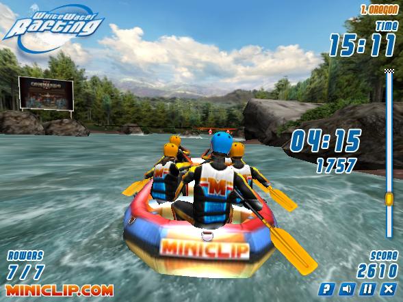 White Water Rafting ~ Top Online Games