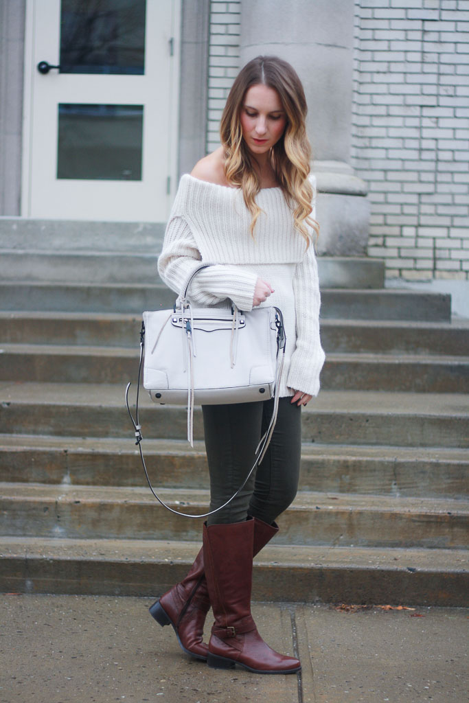 Off the Shoulder Sweater - Twenties Girl Style