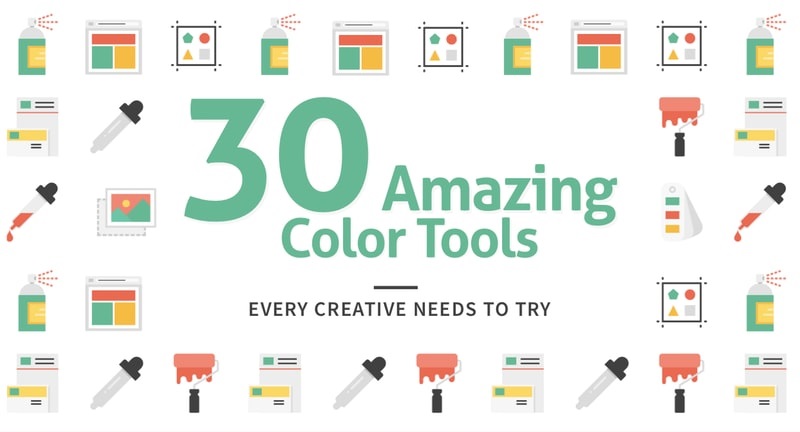 30 Amazing Color Tools Every Creative Needs to Try - #infographic