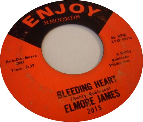 Heypally's 78 RPMs: Elmore James - Enjoy Records (1961) 45 RPM