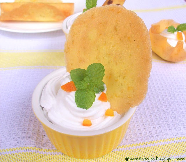 Cakes & More: Citrus Tuiles - Delicately Delicious!