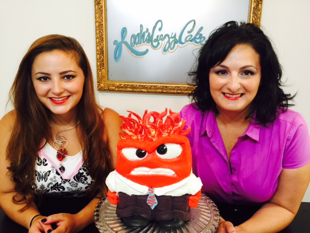 Frosted Art: Inside Out Movie- Anger Character Cake- Cake Decorating- Video