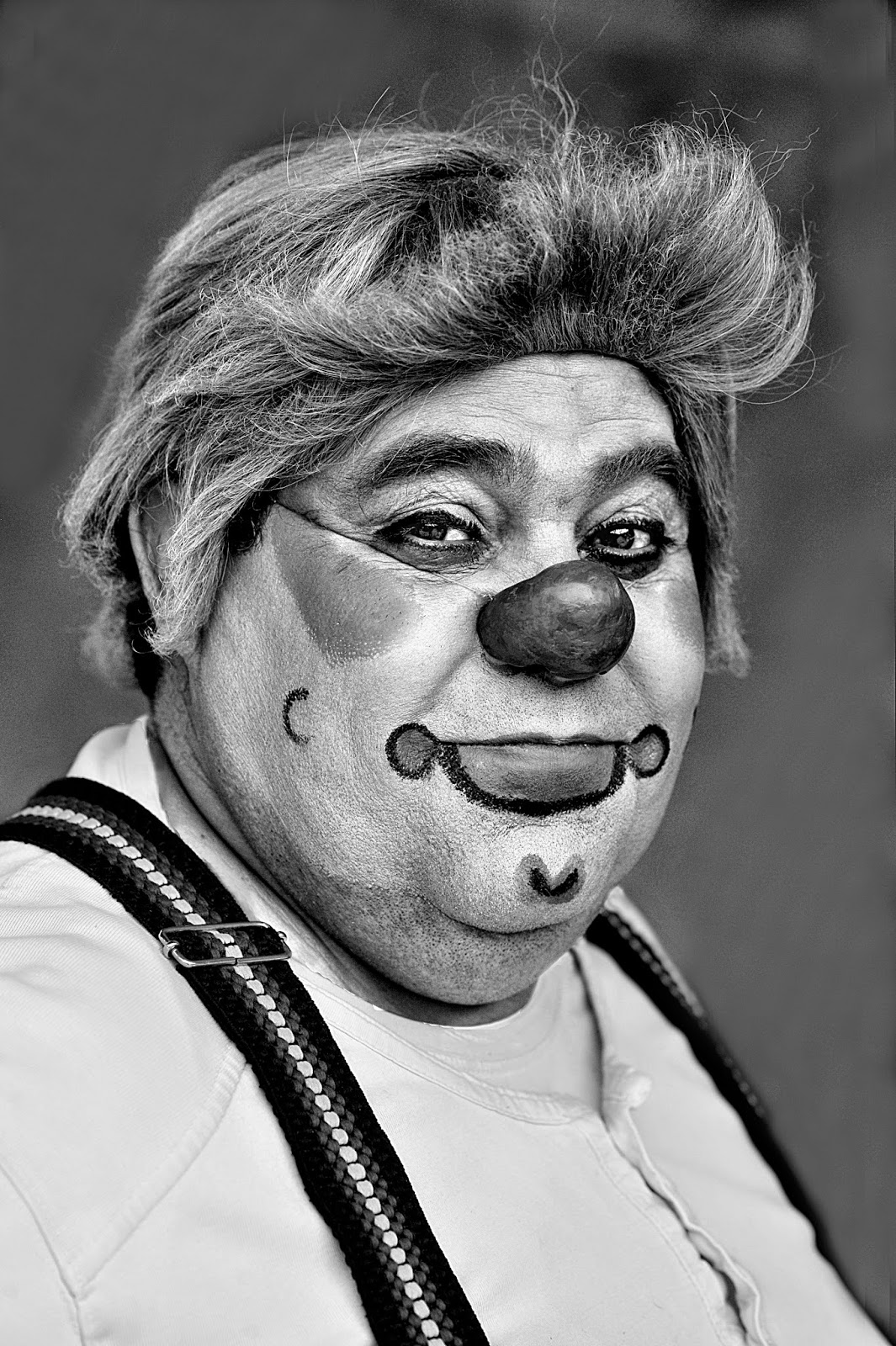 Yvon Kervinio photographe: Le clown Georges ALEXIS