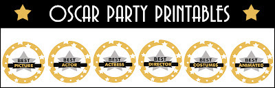 Diddles and Dumplings: Oscar Party Printables