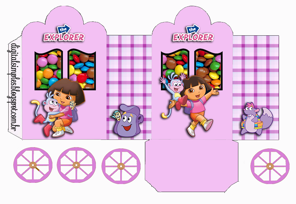 Dora: Princess Carriage Shaped Free Printable Boxes. - Oh My Fiesta! in ...