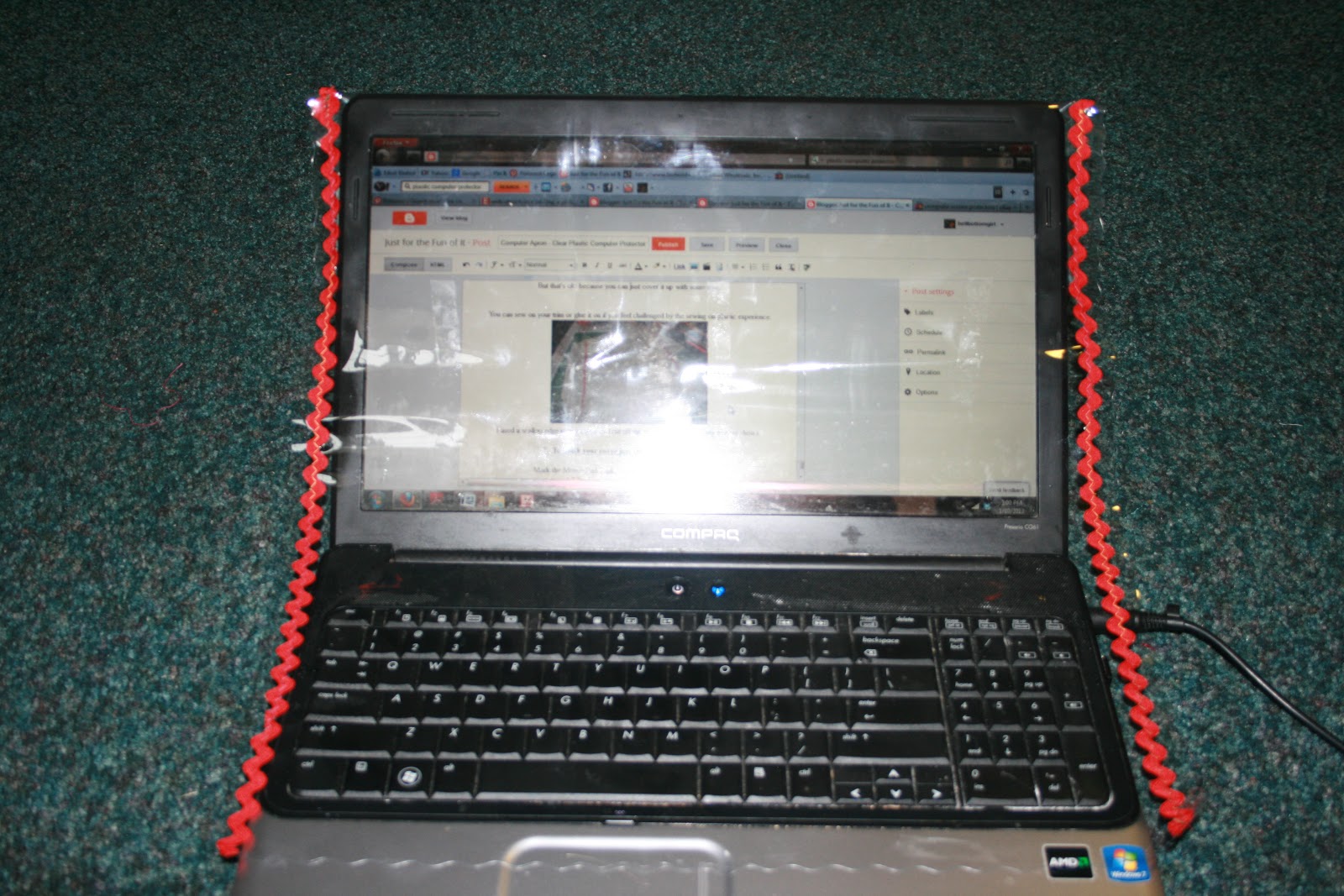 BellBottomGirl - That's Me: Computer Apron - Clear Plastic Computer ...