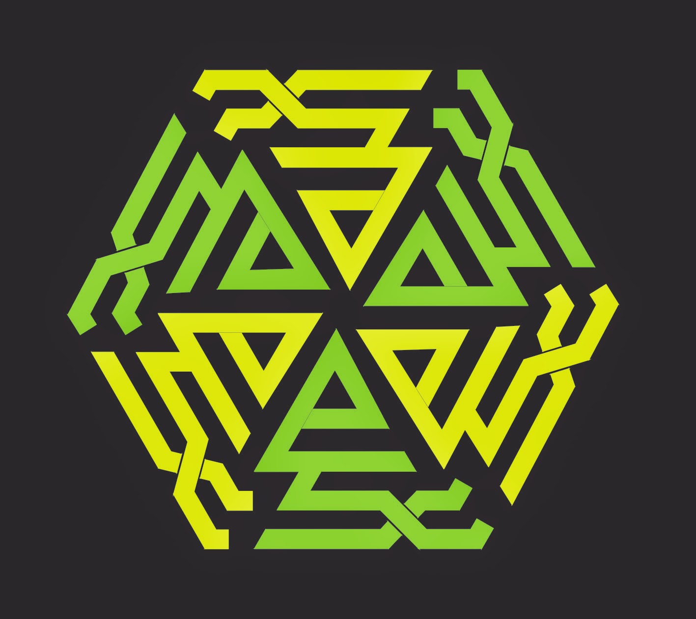 SQUARE KUFIC RESEARCH CENTER: Hexagon Layout