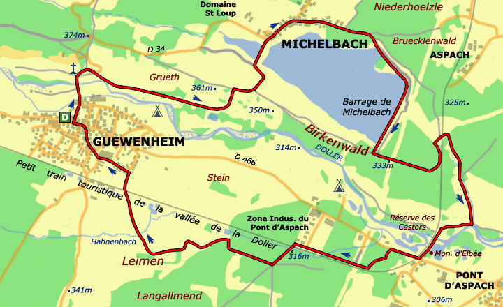 Randonnée autour du Lac de Michelbach