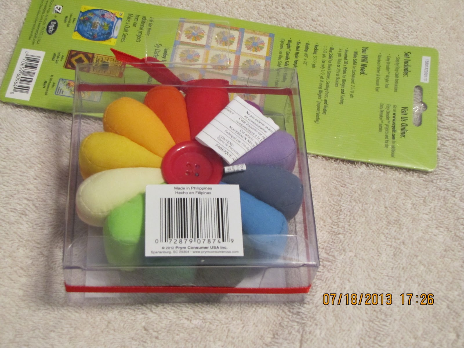 P-Dub's Quilt Stuff : Dresden Plate Pin Cushion and Quilt kit