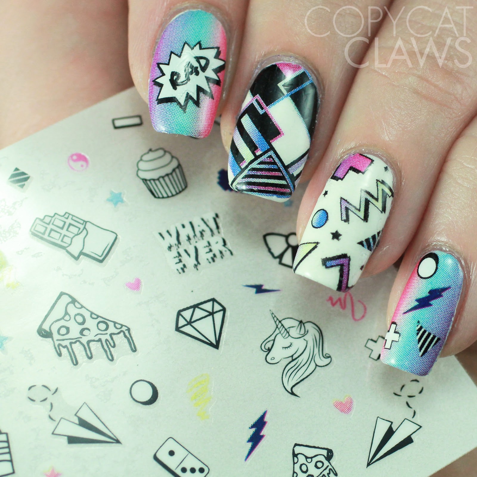 Copycat Claws: Maniology @sweetfactionnails Rub-On Nail Decals