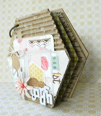 The Scrappy Tree: Hexagon Mini Album Tutorial