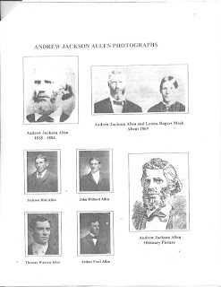 Andrew Jackson Allen: Andrew Jackson Allen Family Members