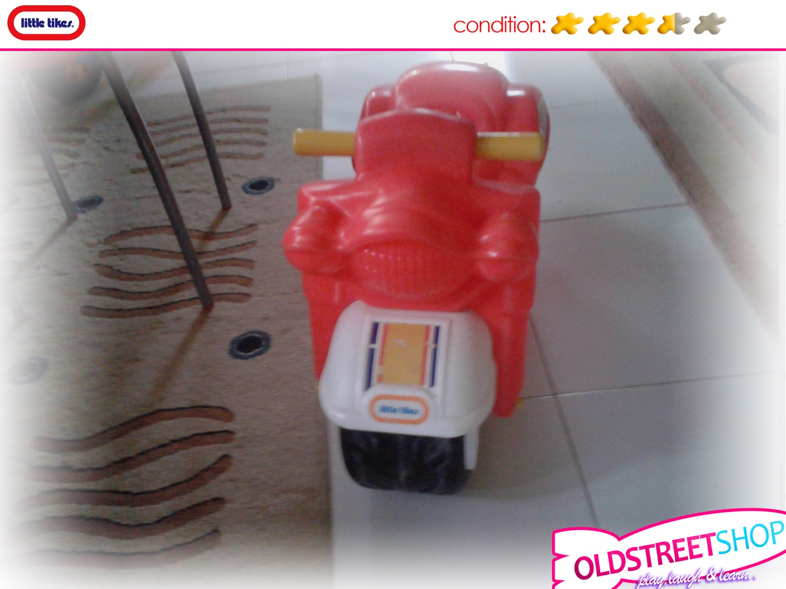 oldstreetshop: Little Tikes Motorcycle