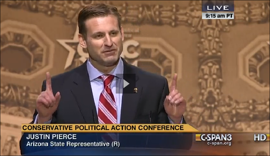 Arizona's Politics: WATCH: Arizona State Rep. Justin Pierce Speaking At ...