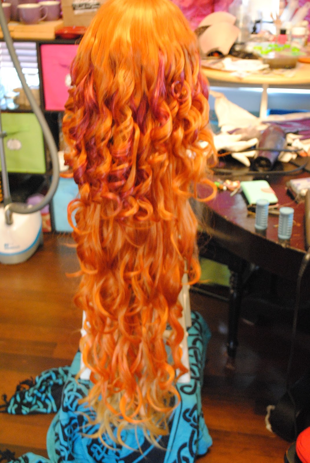 Adventures in Cosplay: Teen Titans - Starfire's Wig (with bonus Robin ...