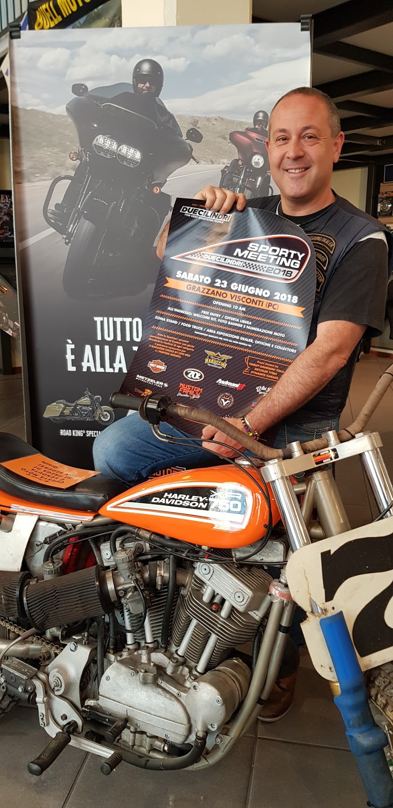 DUECILINDRI: TADDY'S MOTORCYCLE MILANO FEAT RANDY GOSS XR750