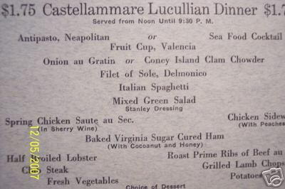 Thelma Todd: Menu For Thelma Todd's Sidewalk Cafe