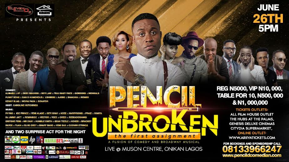Fast rising comedian Pencil debuts his maiden comedy show “Pencil ...