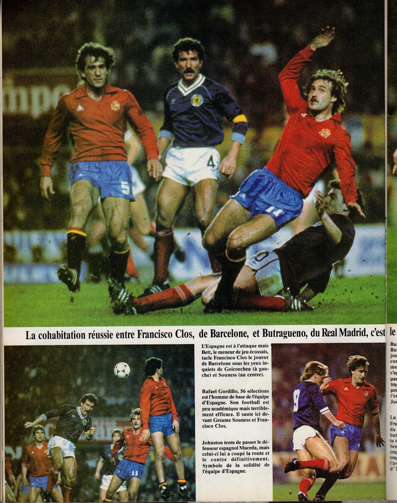 Soccer Nostalgia: February 27, 1985- Spain 1-Scotland 0