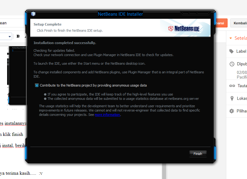 Tutorial Menginstal Netbean