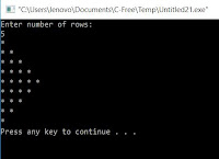 All C Programs: Symbol Pyramid Programs in C