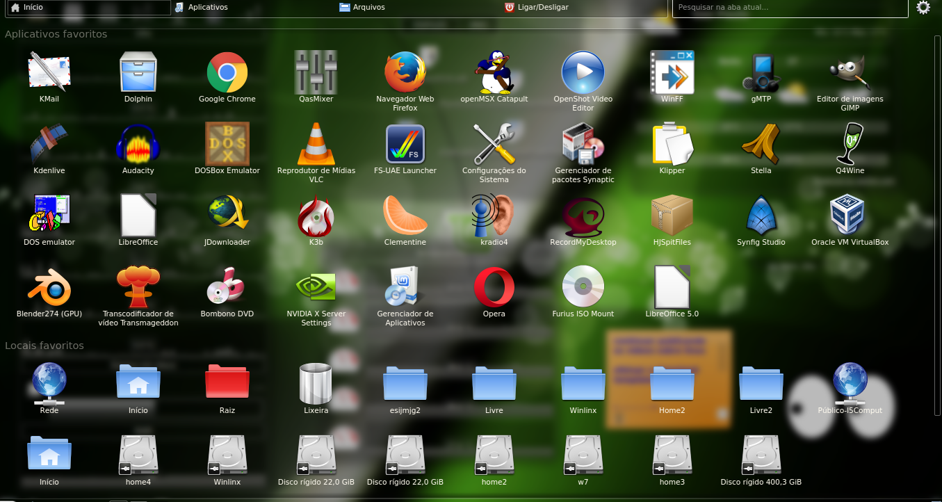 Novo Menu Iniciar do Linux que inspirou o Windows 8/10 K Home Run como ...