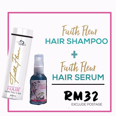 Seri Dewi Malam ~ Lynn Putrajaya: Serum dan Syampoo Faith Fleur
