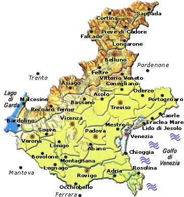 Mappa della Città di Provincia Regionale Italia: Cartina Politica della ...