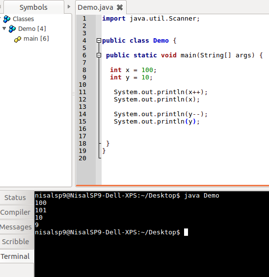 Java Programming For Absolute Beginners Java Postfix Operators Increment Operators And