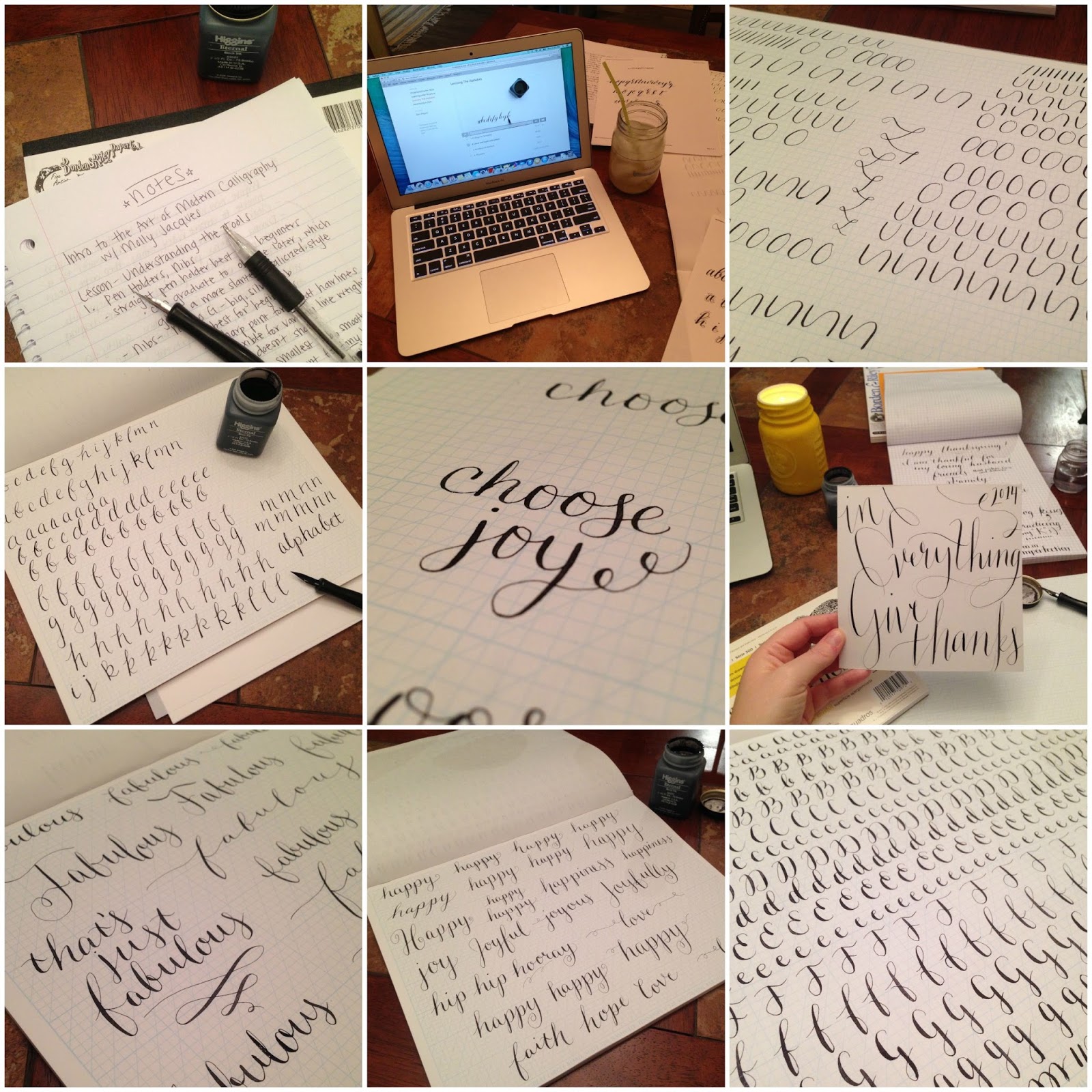 wisp + whim: Learning Calligraphy & My 365 Project