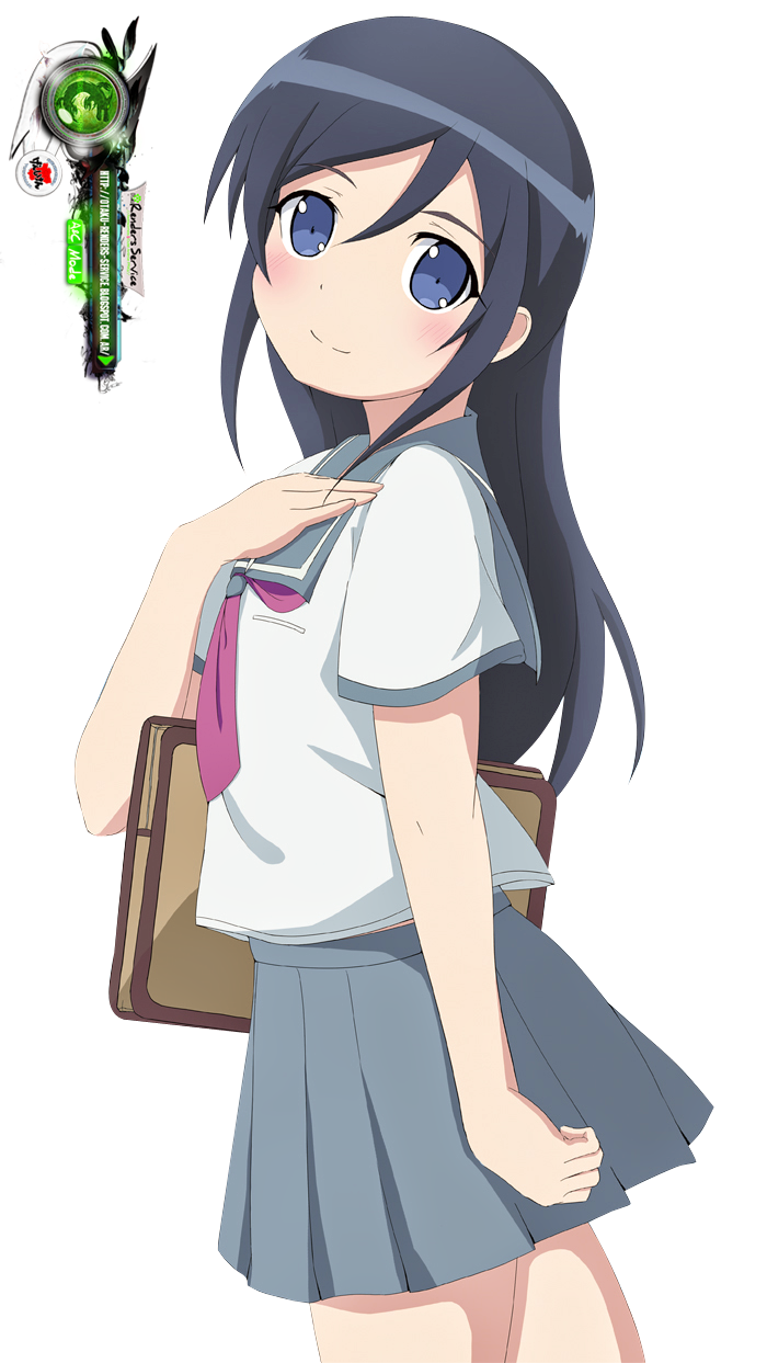 Oreimo:Aragaki Ayase Cute Seifuku Render | ORS Anime Renders