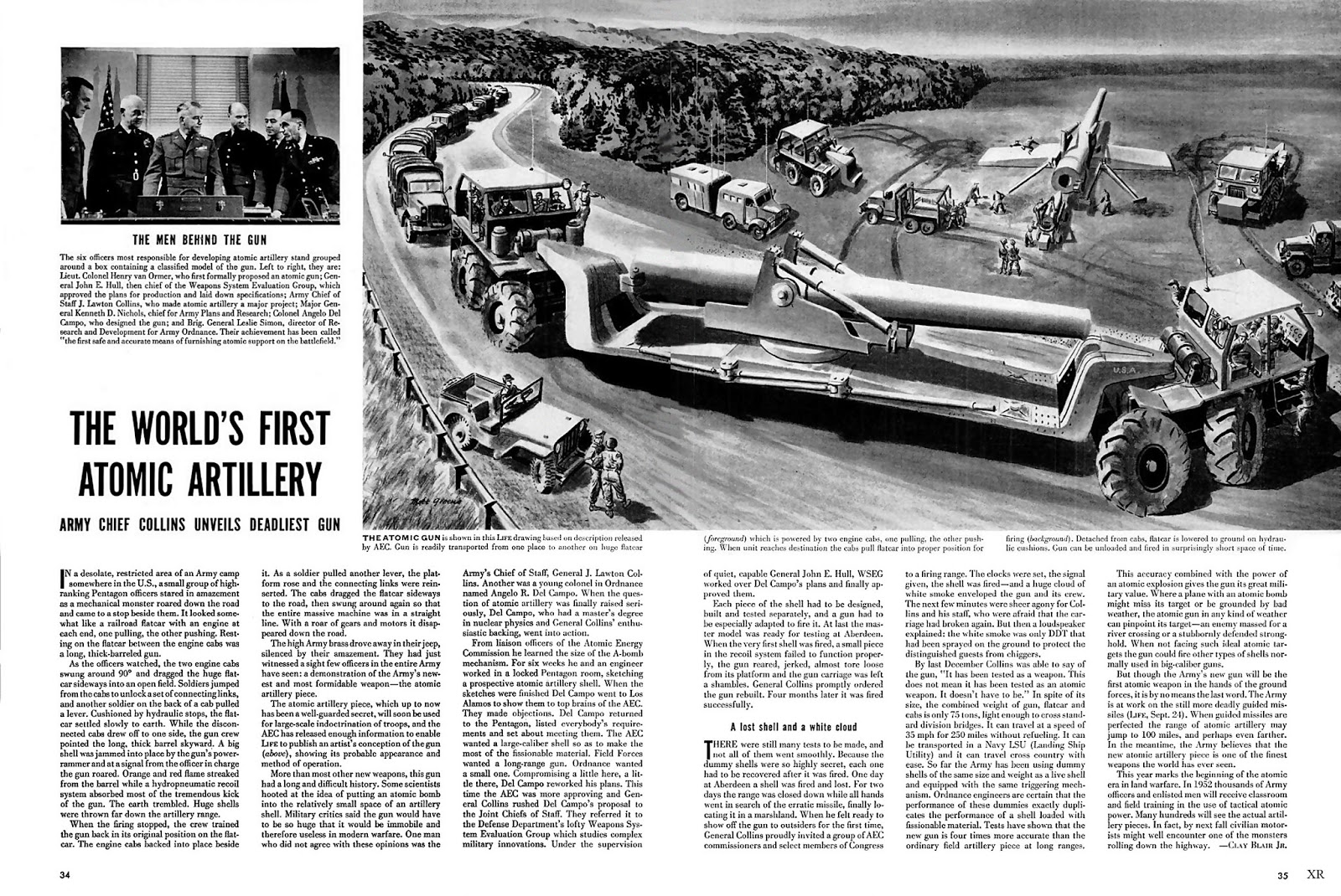 ATOMIC-ANNIHILATION: 1952 ... atomic cannon preview!