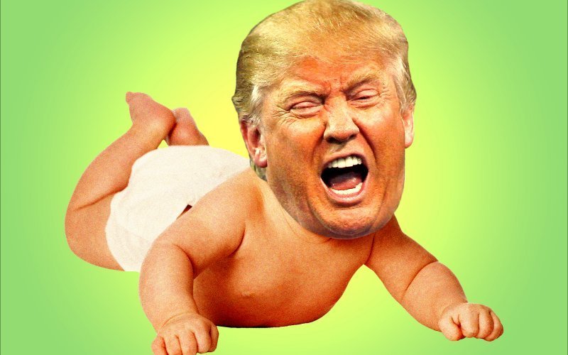 Dave's Political Satire: Toddler Trump