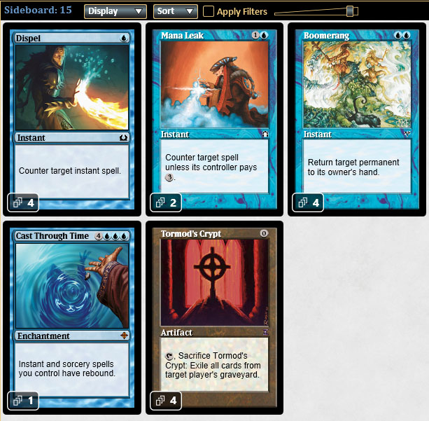 Magic the Gathering Adventures: [Legacy] Future Sight Devotion to Blue ...