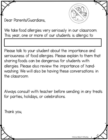 Food Allergies in the Classroom | School Bells N Whistles