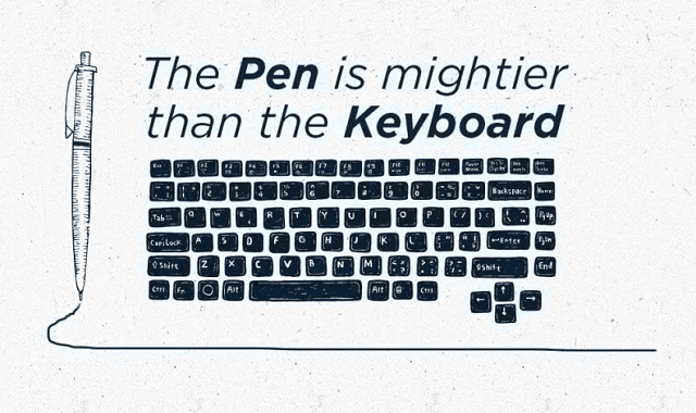 The Benefits of Handwriting vs. Typing #infographic - Visualistan