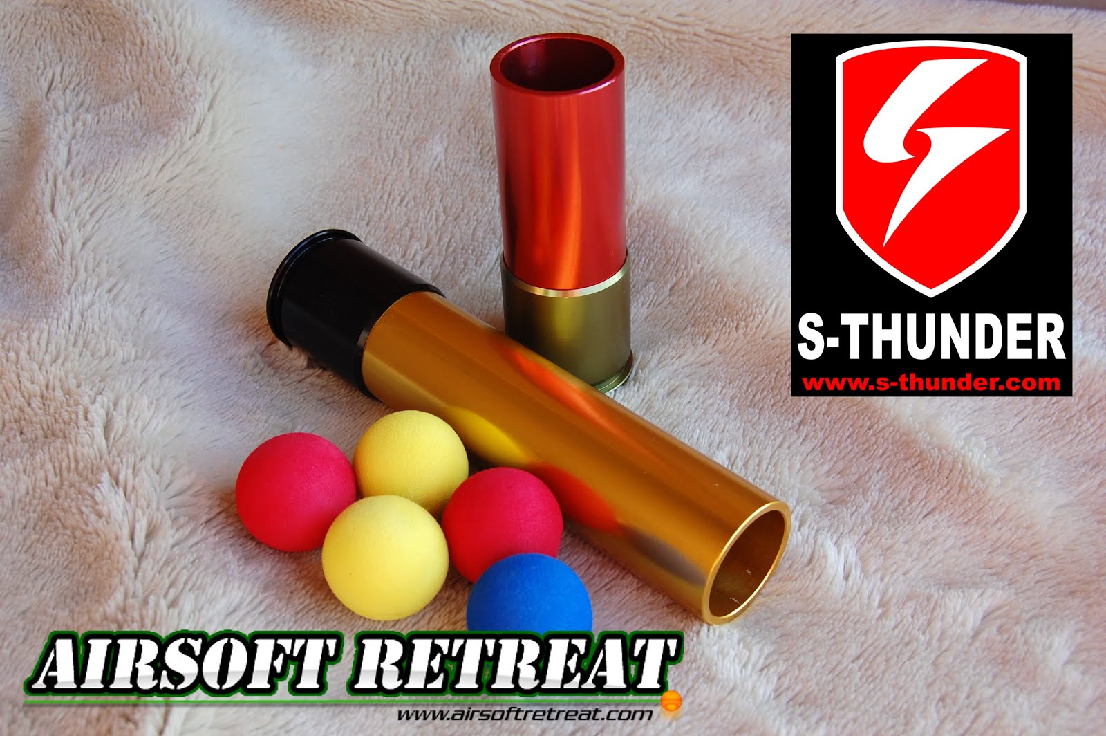 S-Thunder 40mm Foam Ball Grenade Shell | Booligan's Airsoft Reviews