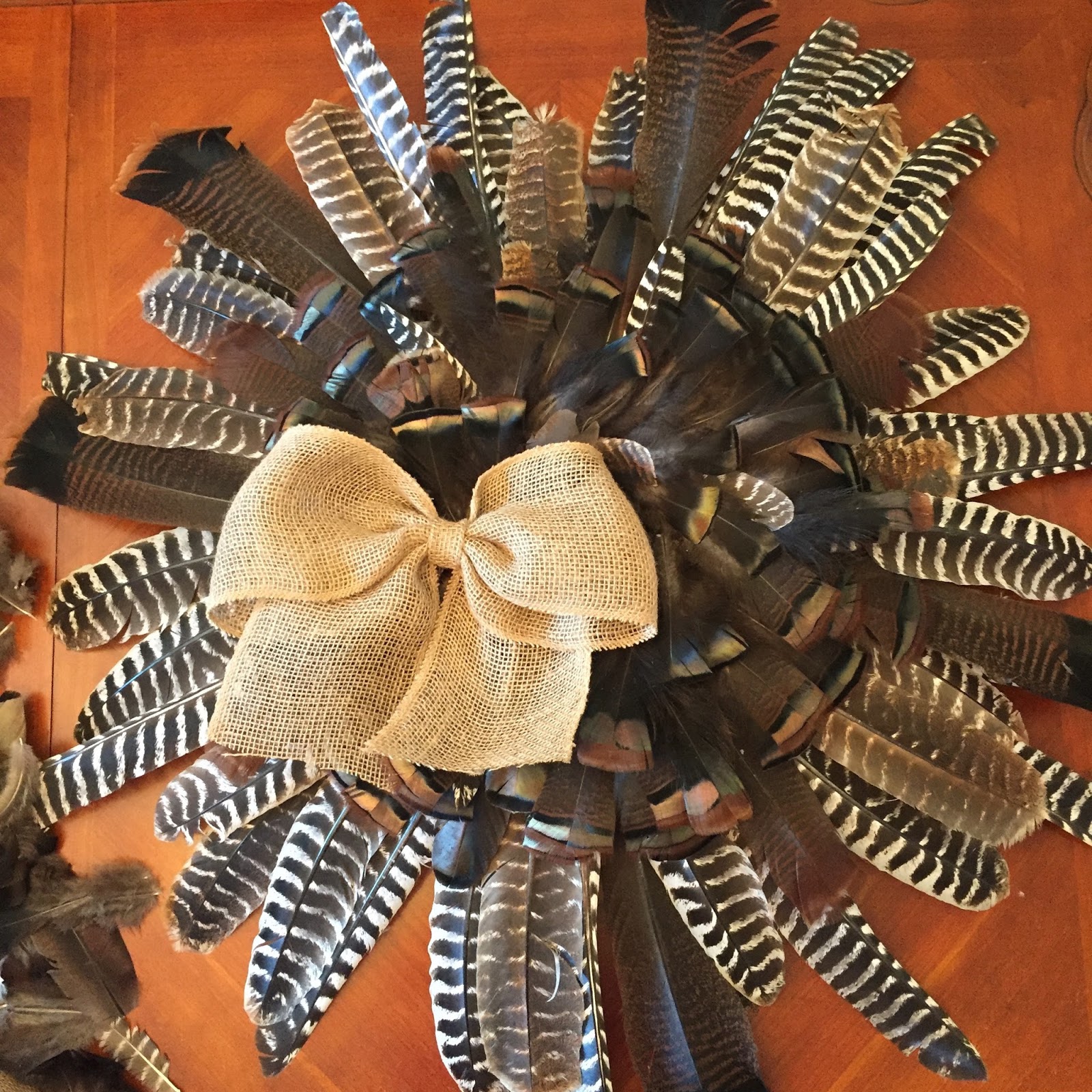 Huntress View: Wild Turkey Feather Wreath Tutorial