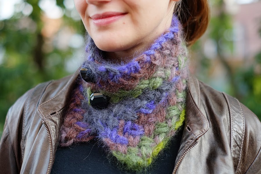 Rowan Publishes My First Pattern! The Wickery Cowl in Kidsilk Amore