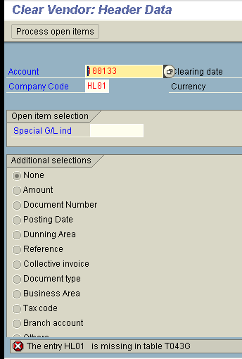 SAP FICO Professionals: Common Error:The entry xxxx is missing in table ...