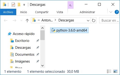 Python 3 para impacientes: Instalación de Python, paso a paso