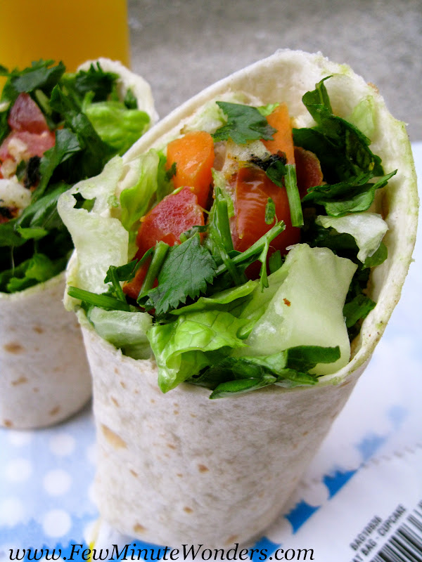 Hashbrown Vegetable Wrap In 10 Minutes - Few Minute Wonders