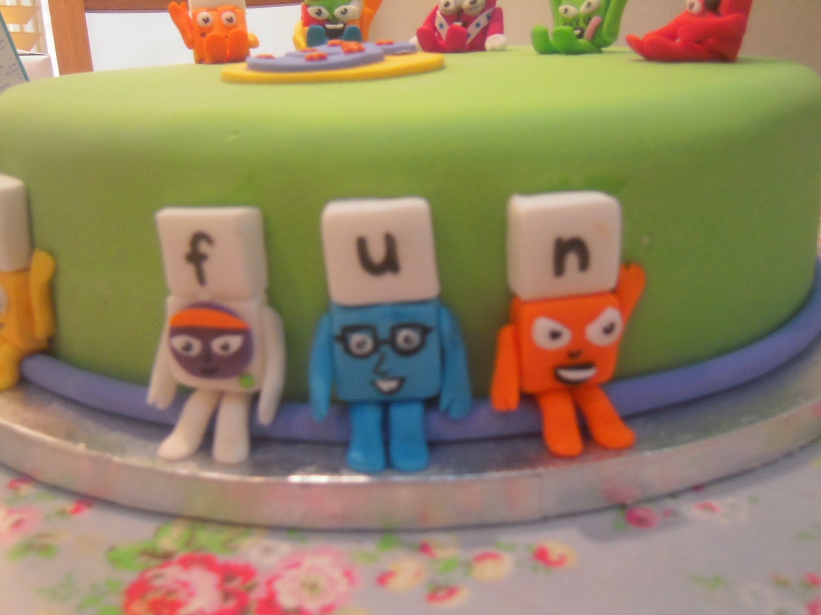Eileen Atkinson's Celebration Cakes: Cbeebies Alphablock birthday cake