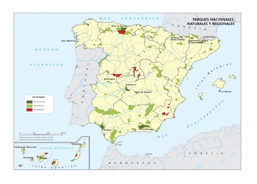 MIL Y UNA HISTORIAS : Parques nacionales - Definición y mapa