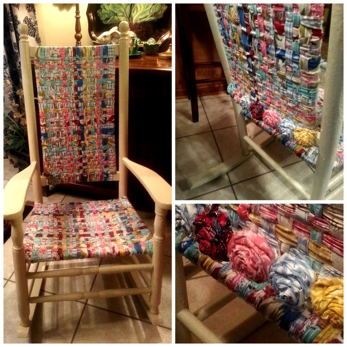 the dusty attic fabric and quilt shop : Beautiful Idea--Chair Weaving ...